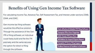Simplified Creation of Depreciation Chart with Gen IT Software | PPT