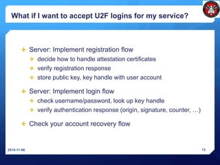 Easy public-private-keys-strong-authentication-using-u2 f | PDF
