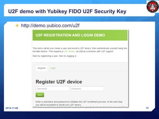 Easy public-private-keys-strong-authentication-using-u2 f | PPT