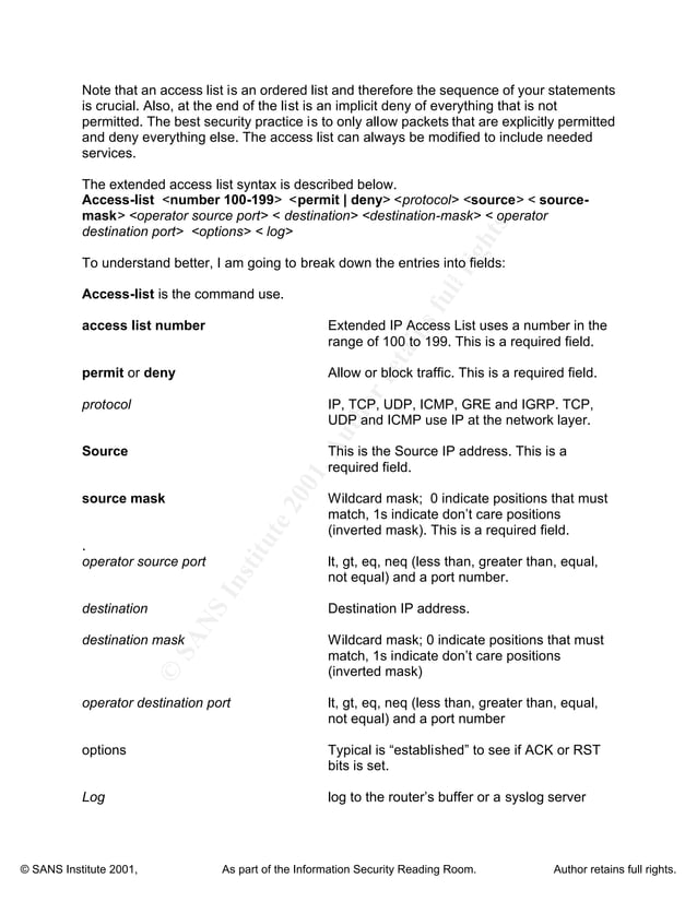 Easy steps-cisco-extended-access-list-231 | PDF