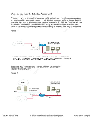 Easy steps-cisco-extended-access-list-231 | PDF