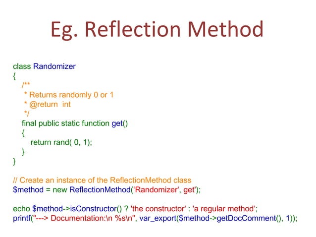 Easy rest service using PHP reflection api | PPT Easy rest service using PHP reflection api | PPT