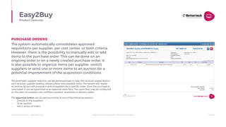 Easy2 buy - product data sheet | PPT