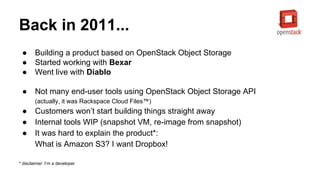 Easy access to open stack object storage | PDF
