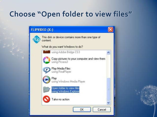 Easy Steps to Pulling Video from The Flip Camera | PPT