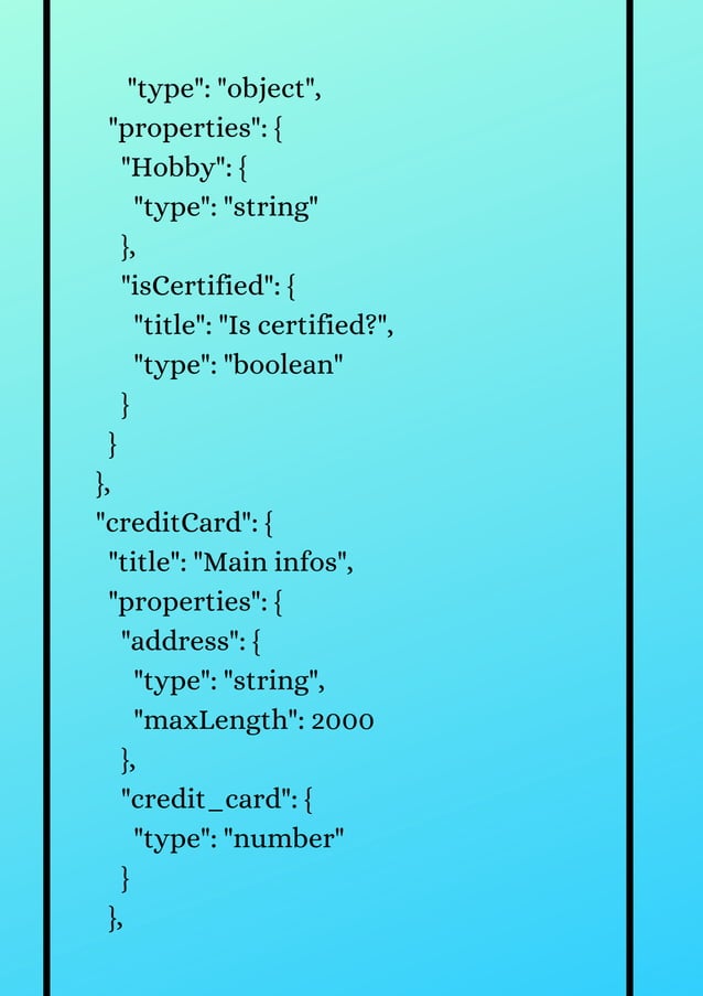 Easy and quick form generation using json schema in vue js (1) | PDF
