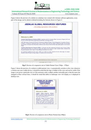Easy approach to a responsive website design using artisteer application software | PDF