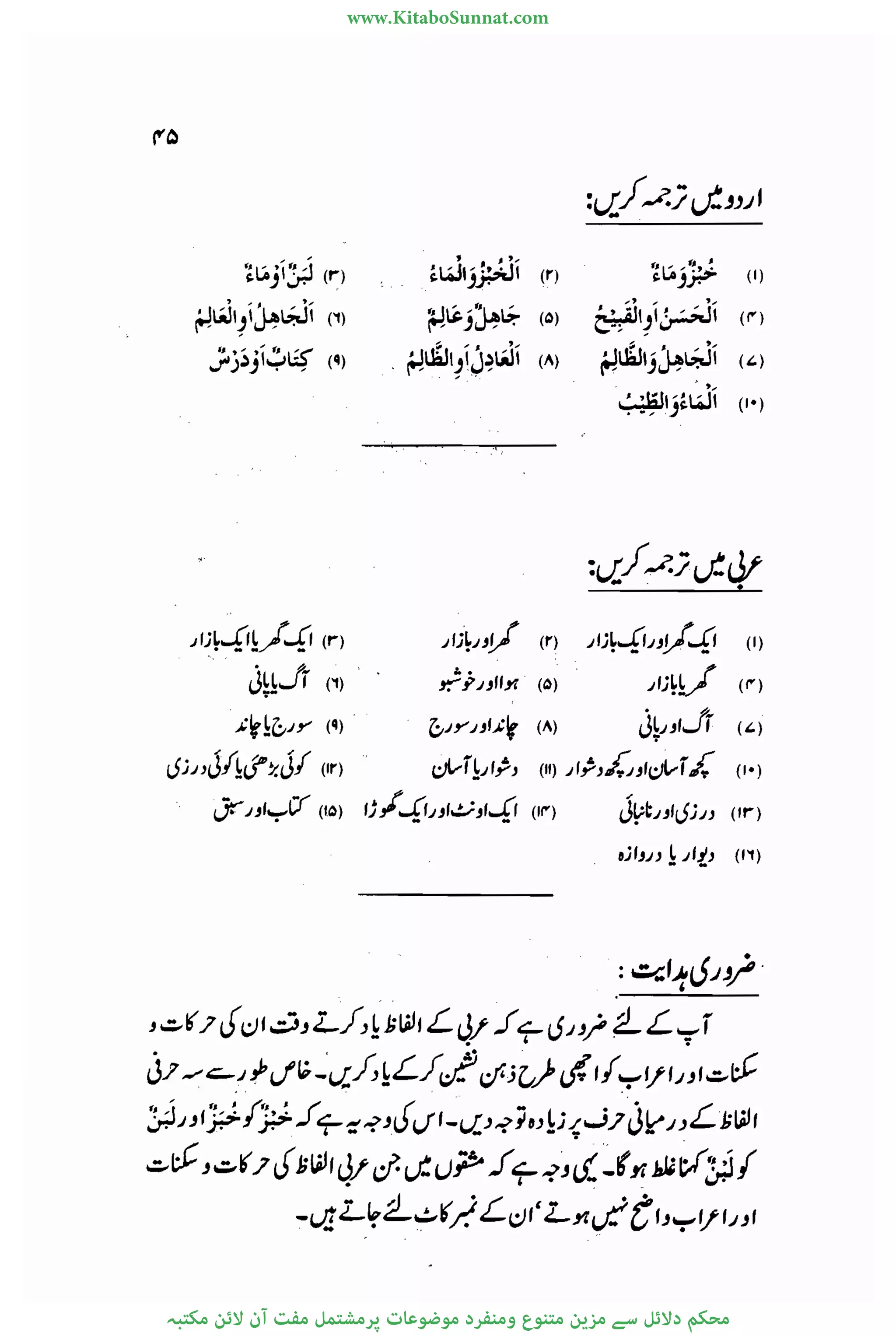 Easy arabic grammar Basic Grammar part 1 | PDF