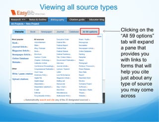 EasyBib Instructional Guide | PPT