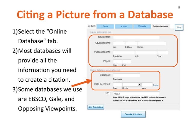 Easybib instructions | PPT