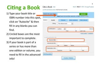 Easybib instructions | PPT