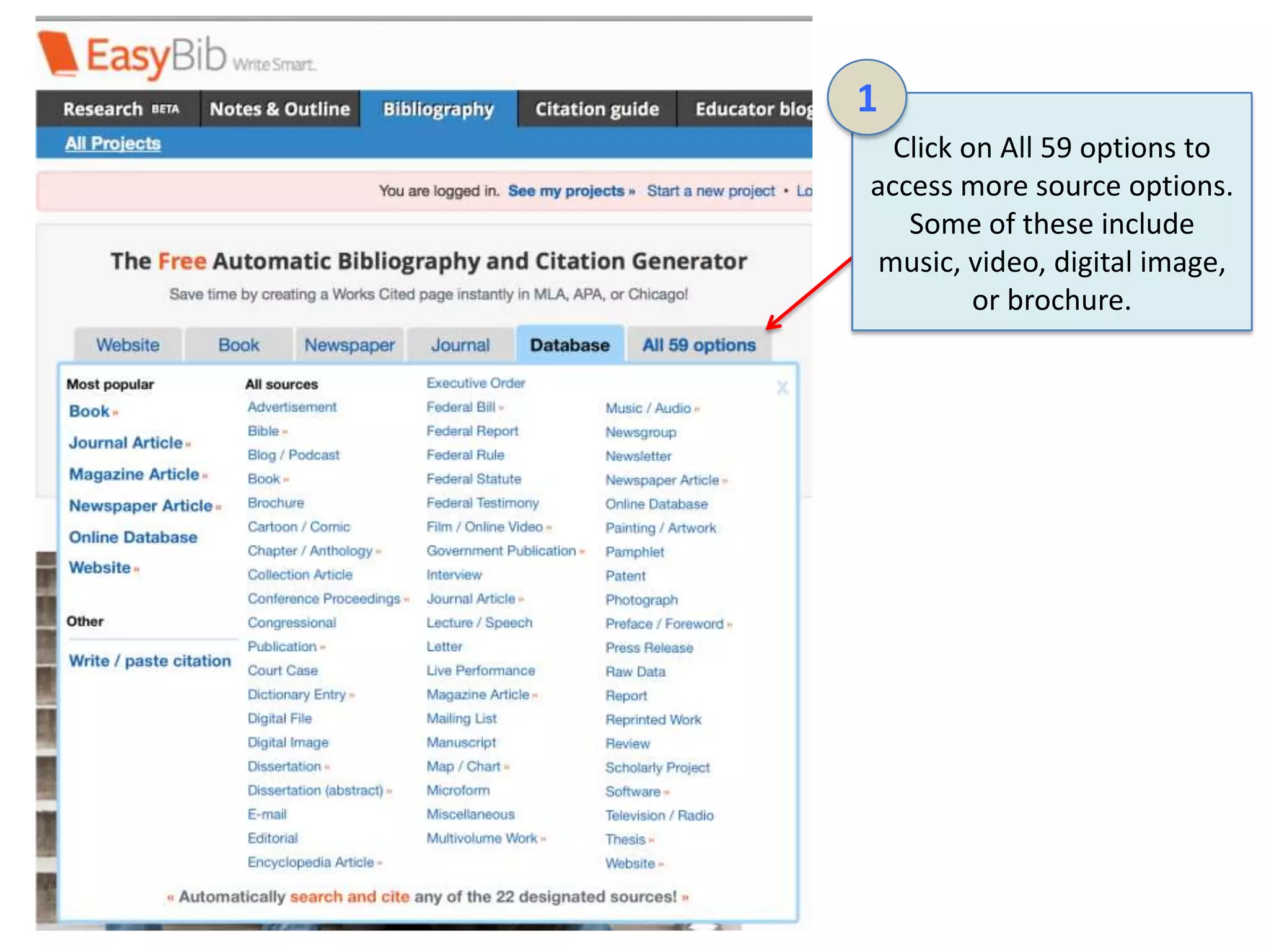 Easybib instructions | PPT