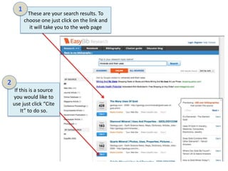 Easybib instructions | PPT