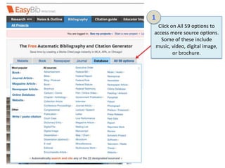 Easybib instructions | PPT
