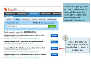 Easybib instructions | PPT