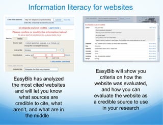 Easybib tutorial | PPT