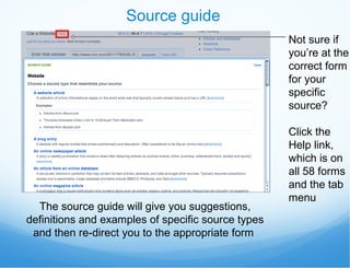 Easybib tutorial | PPT