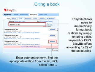 Easybib tutorial | PPT