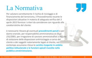 EasyCheck - verifica e monitoraggio della clientela | PPT
