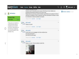 Easyclass Platforme -Krijimi i Klases Digjitale | PPT