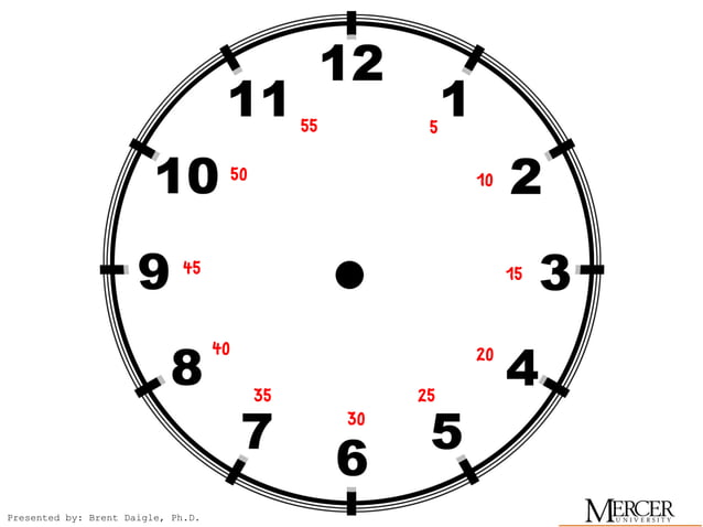 Easy clock to help learn time | PDF