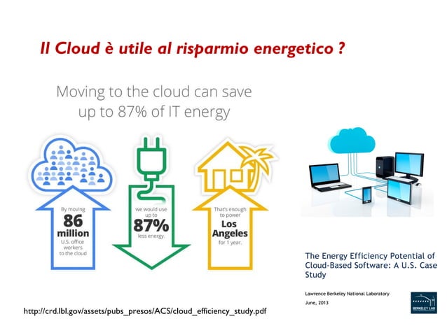 Easycloud cloud computing e risparmio energetico - como n-ext 12nov2013 | PPT