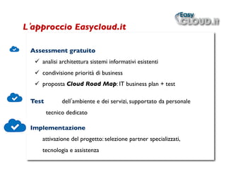 Easycloud company profile 2013 it | PDF | Cloud Computing | Internet