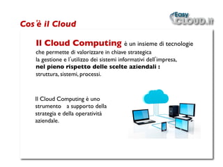 Easycloud company profile 2013 it | PDF | Cloud Computing | Internet