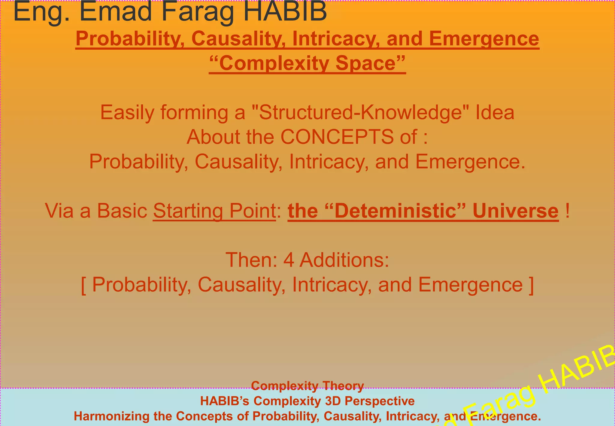 Updated (version 2.3) Easy (Complexity Theory), Probability & Disorder ...