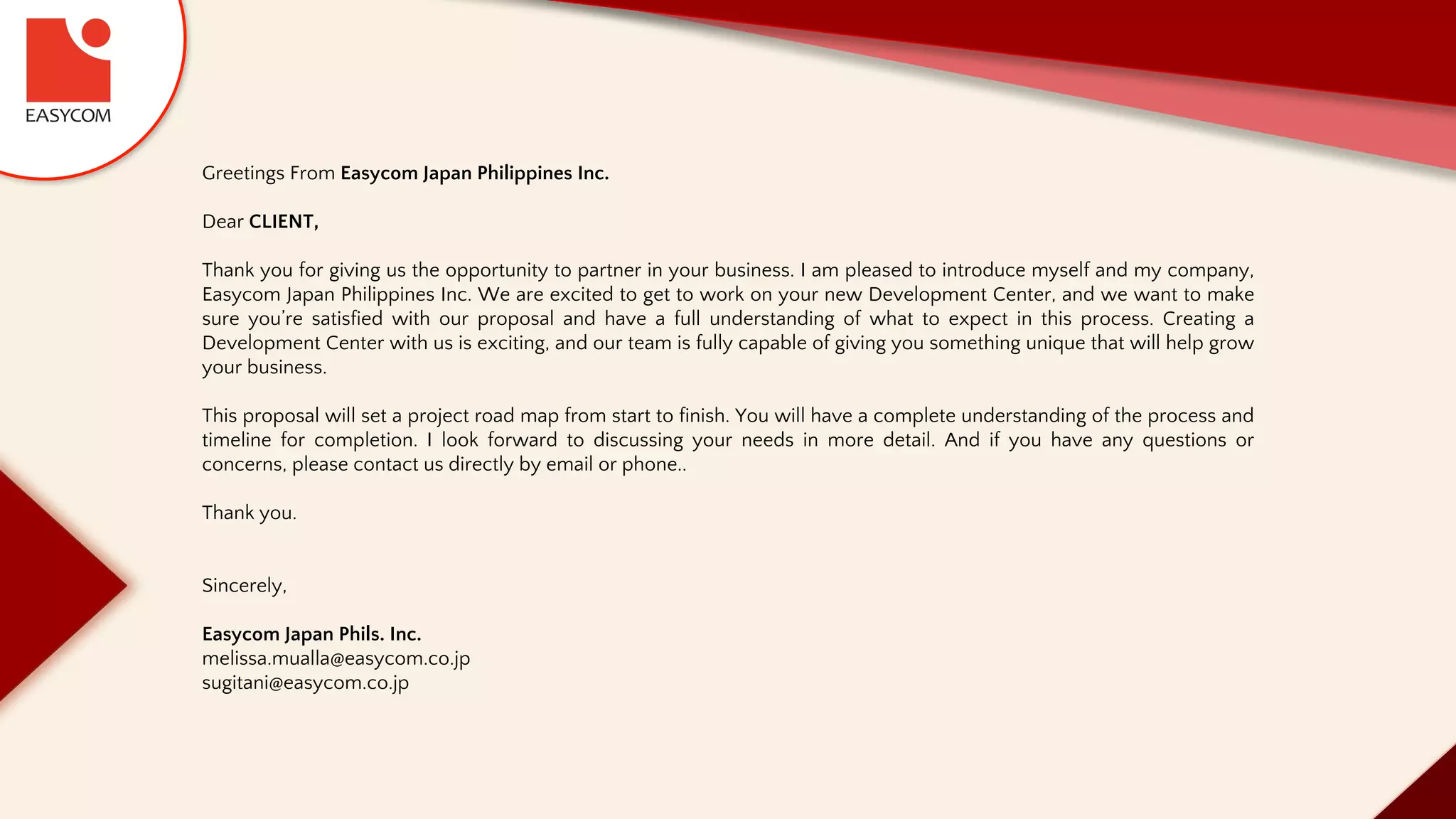 Easycom proposal (1) | PPT