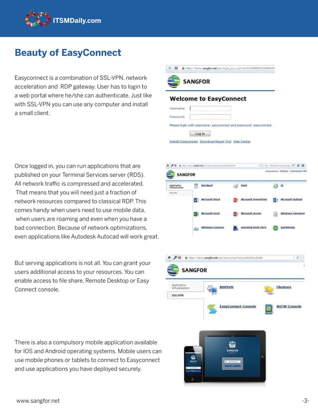 EasyConnect reviewed by ITSMDaily | PDF