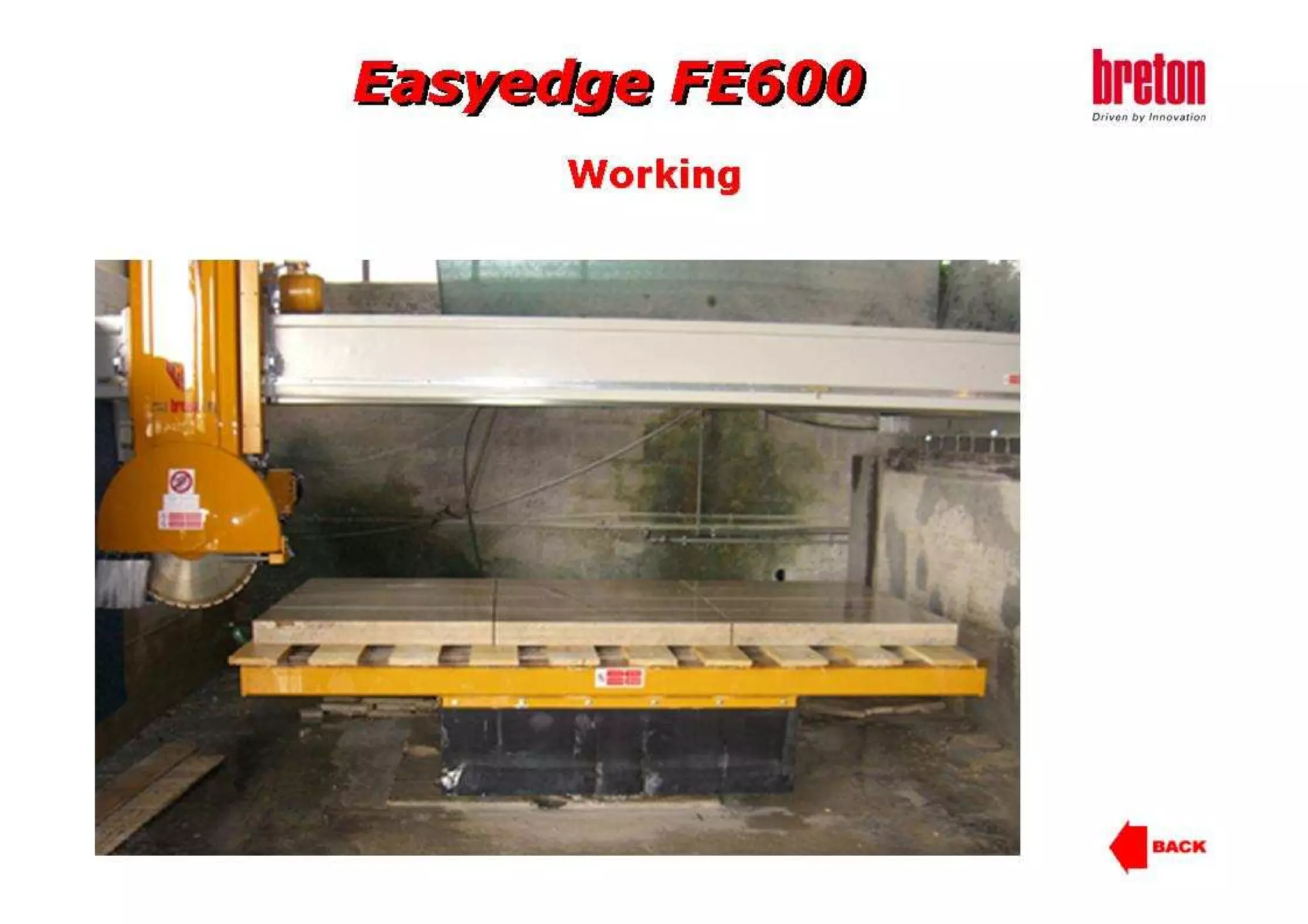 Breton EASYCUT FE600 | PDF