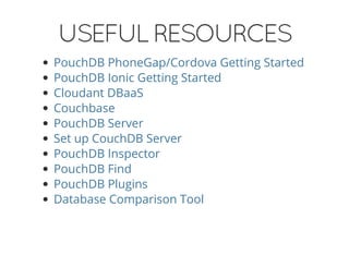 Easy Data for PhoneGap apps with PouchDB | PPT