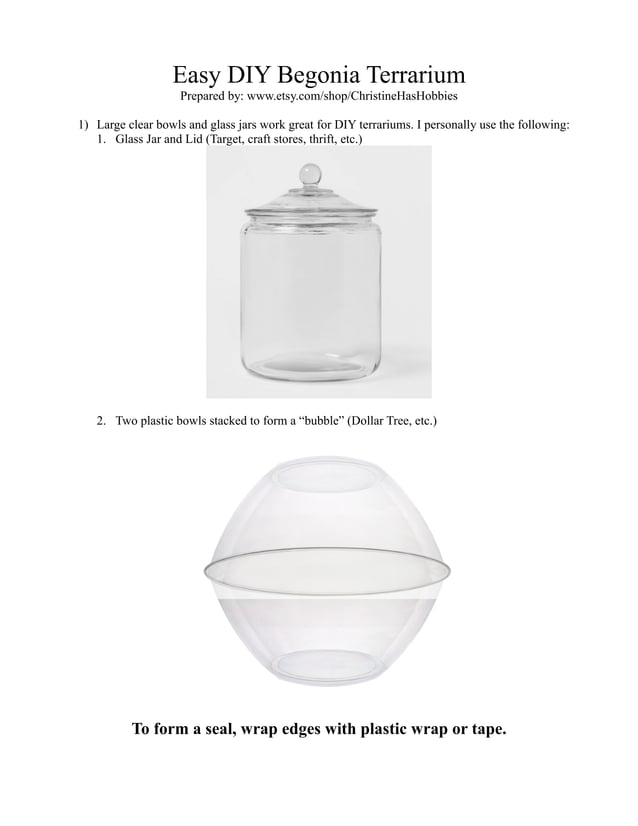 Easy DIY Terrarium Guide | PDF | Gardening | Home & Garden