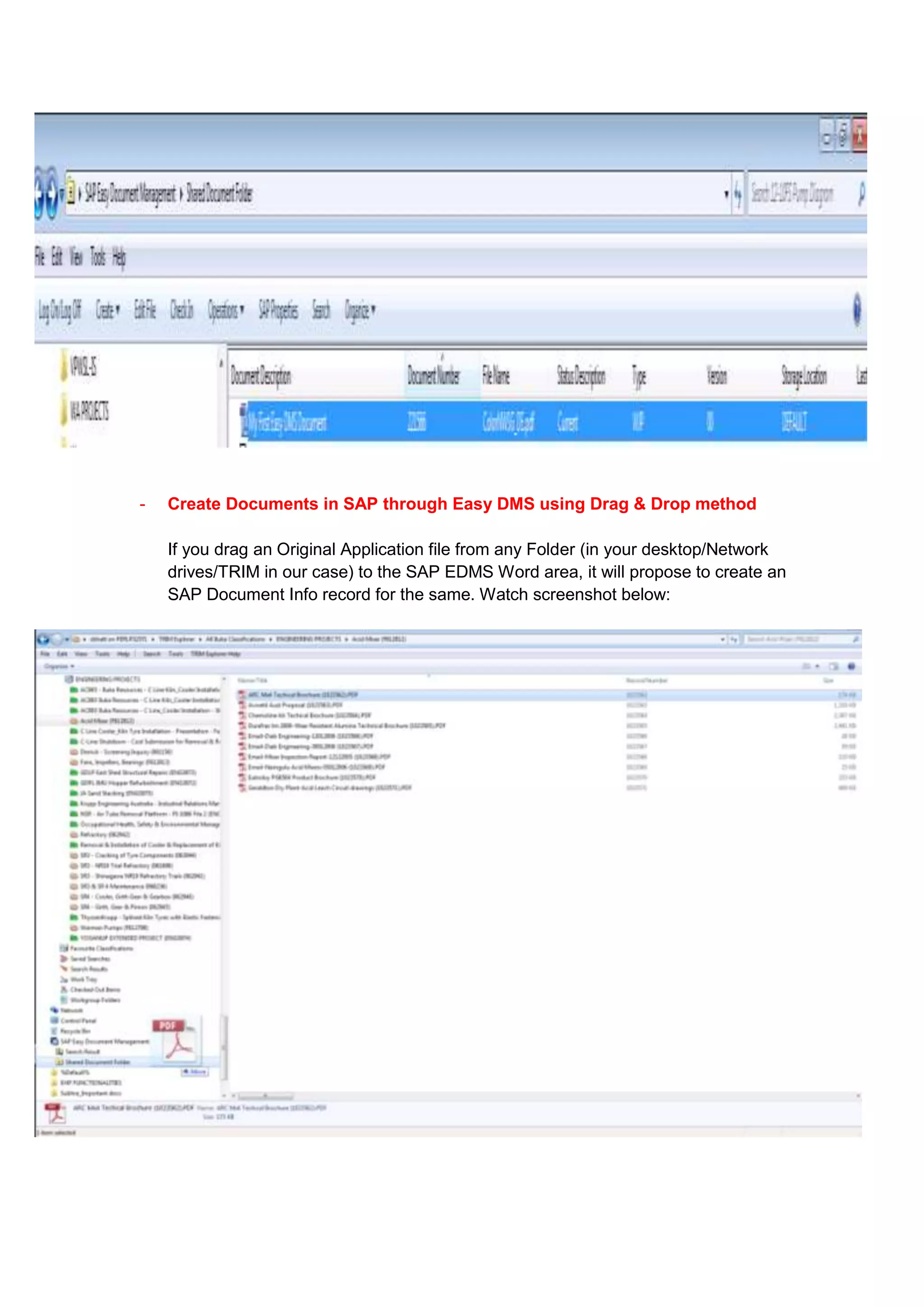 Easy dms basic process guide | DOCX