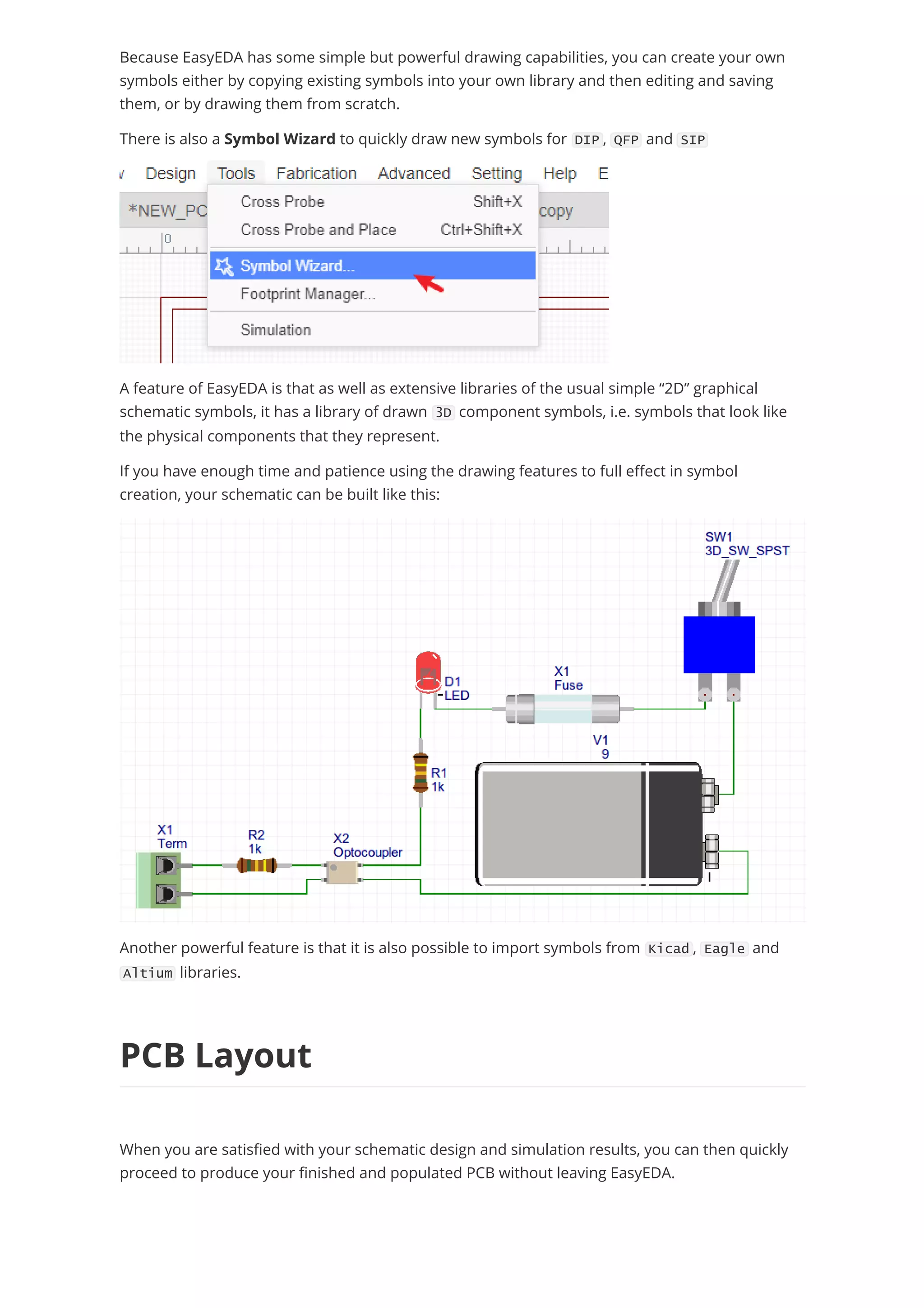 Electrónica y PCB: Tutorial de Easyeda V6.4.3 | PDF