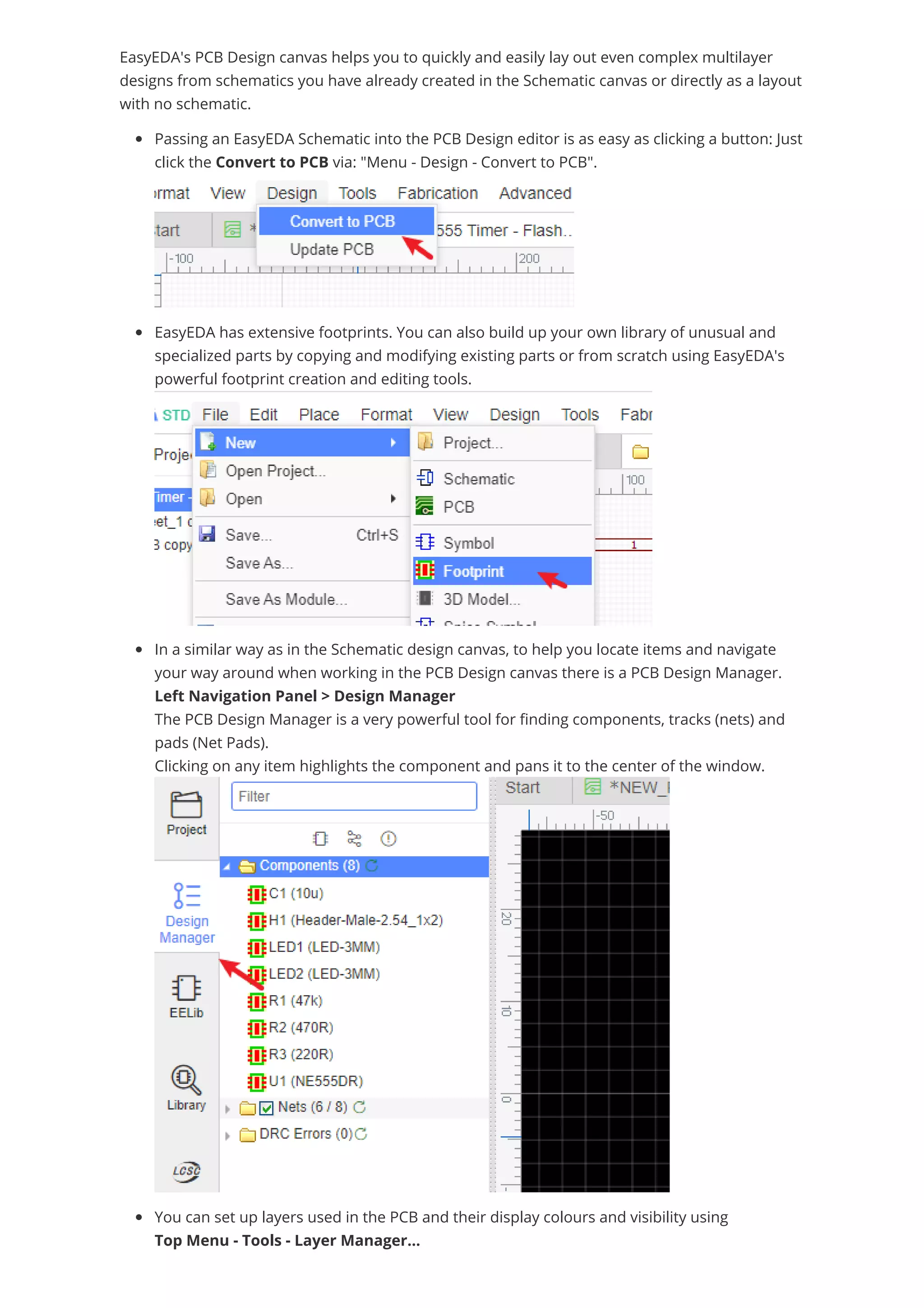 Electrónica y PCB: Tutorial de Easyeda V6.4.3 | PDF