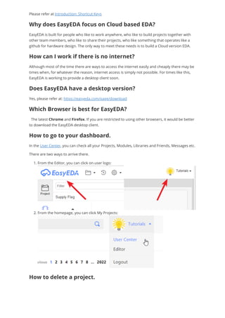 Electrónica y PCB: Tutorial de Easyeda V6.4.3 | PDF