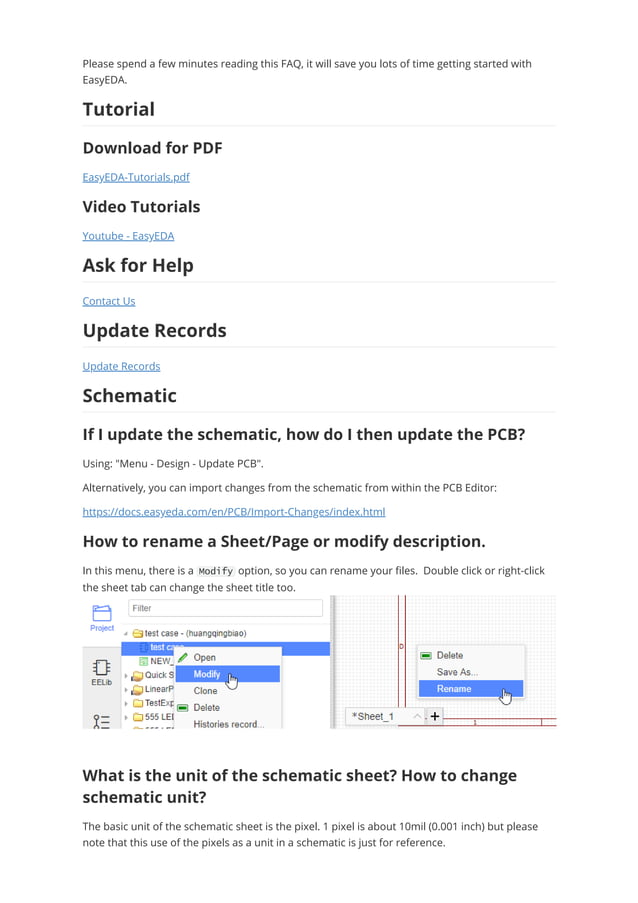 Electrónica y PCB: Tutorial de Easyeda V6.4.3 | PDF