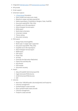 Electrónica y PCB: Tutorial de Easyeda V6.4.3 | PDF
