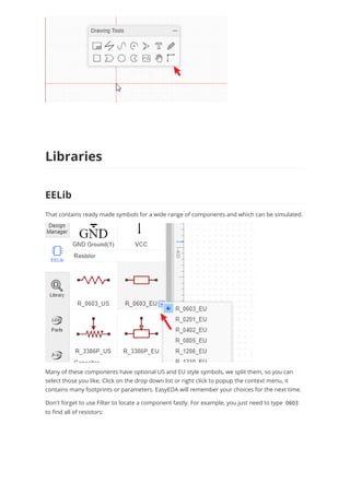 Electrónica y PCB: Tutorial de Easyeda V6.4.3 | PDF
