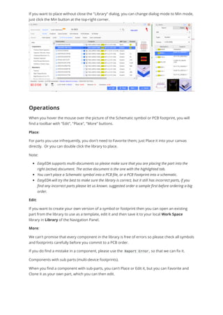 Electrónica y PCB: Tutorial de Easyeda V6.4.3 | PDF