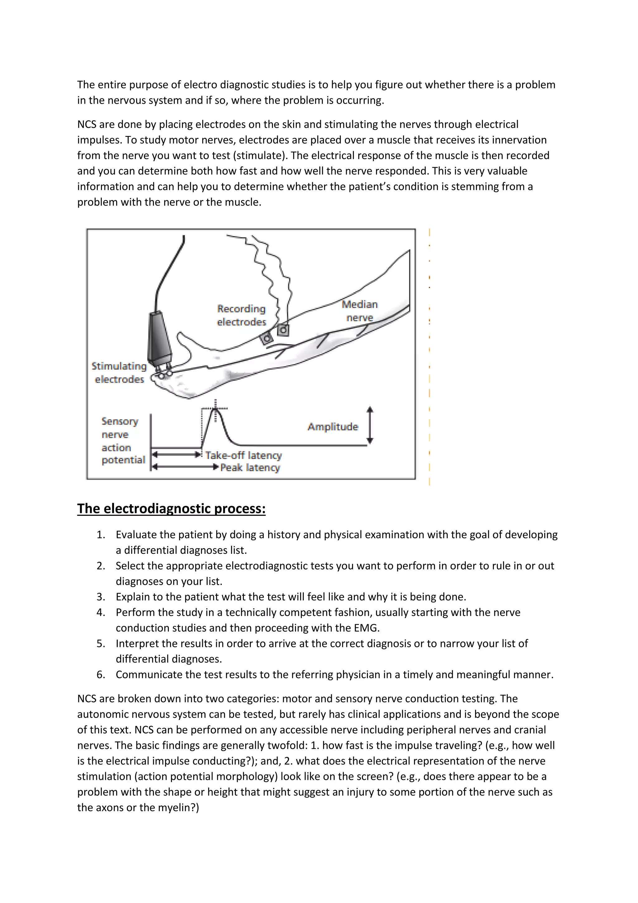 Nerve Conduction Velocity: NCV | PDF