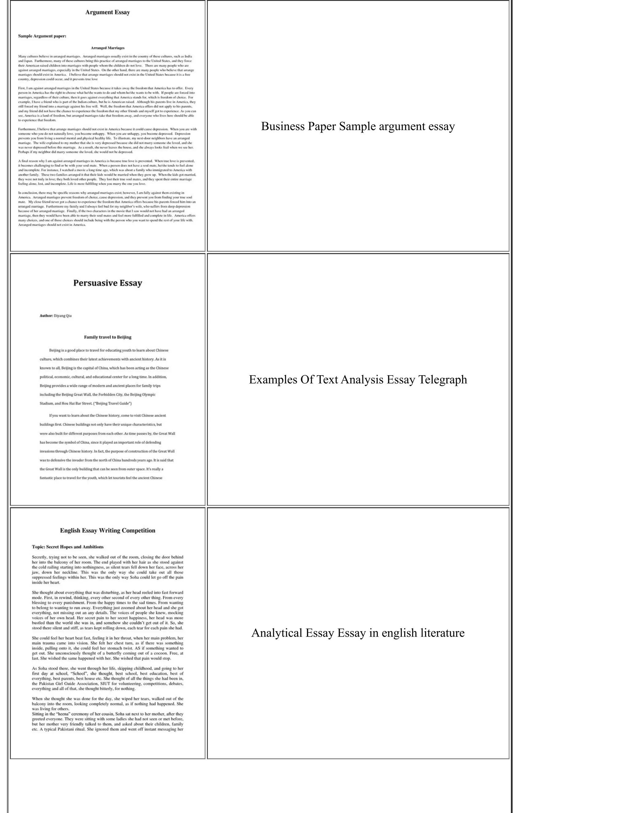 Easy Essay Writing Samples | PDF