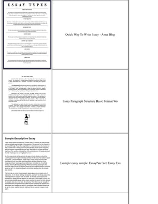 Easy Essay Writing Samples | PDF