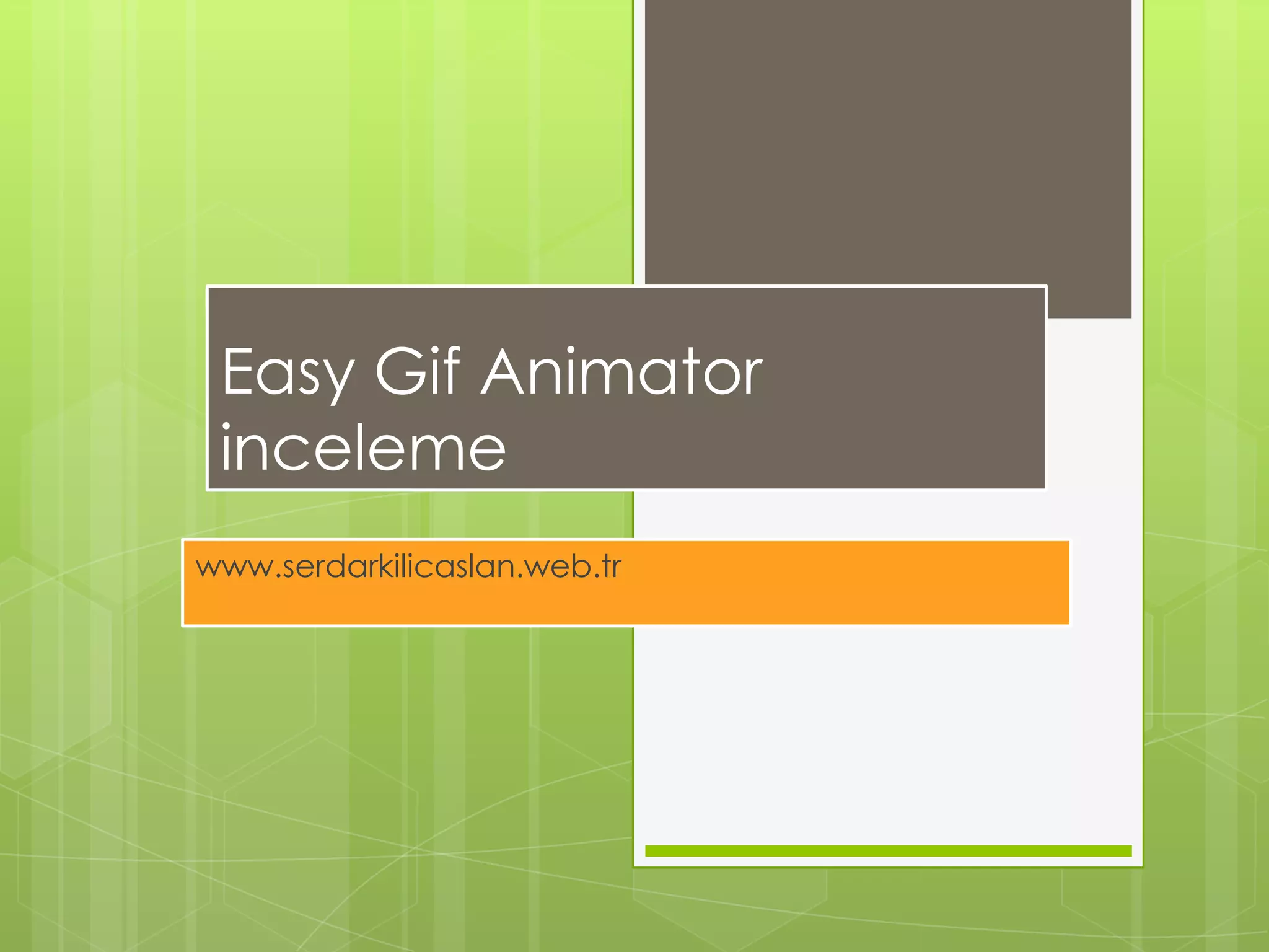 Easy gif animator | PPTX