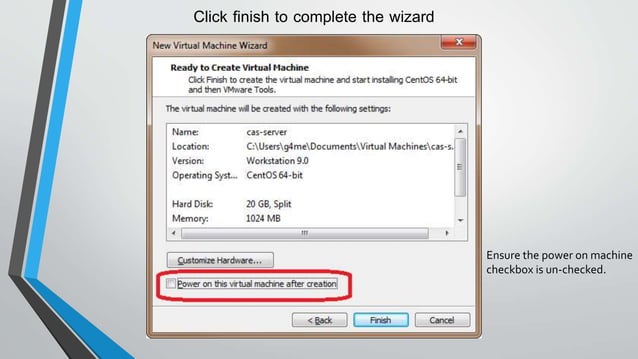 Easy Install - CentOS 6.5 / VMware 9.04