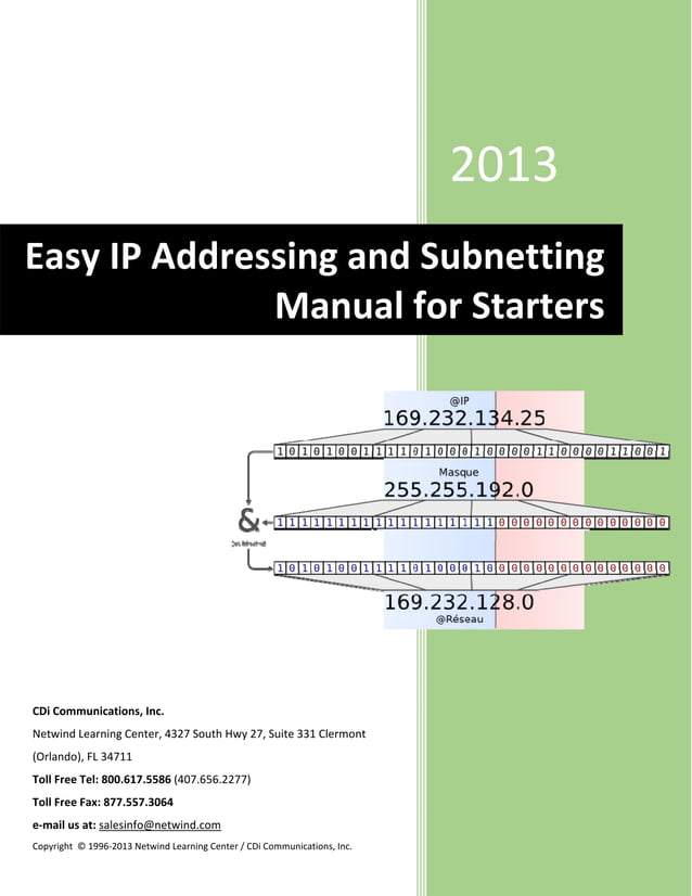 Easy IP Addressing and Subnetting Manual for Starters | PDF