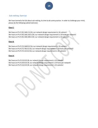 Easy IP Addressing and Subnetting Manual for Starters | PDF