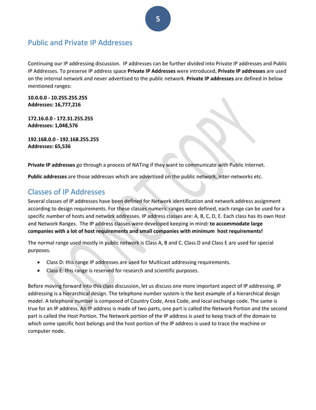 Easy IP Addressing and Subnetting Manual for Starters | PDF Easy IP Addressing and Subnetting Manual for Starters | PDF